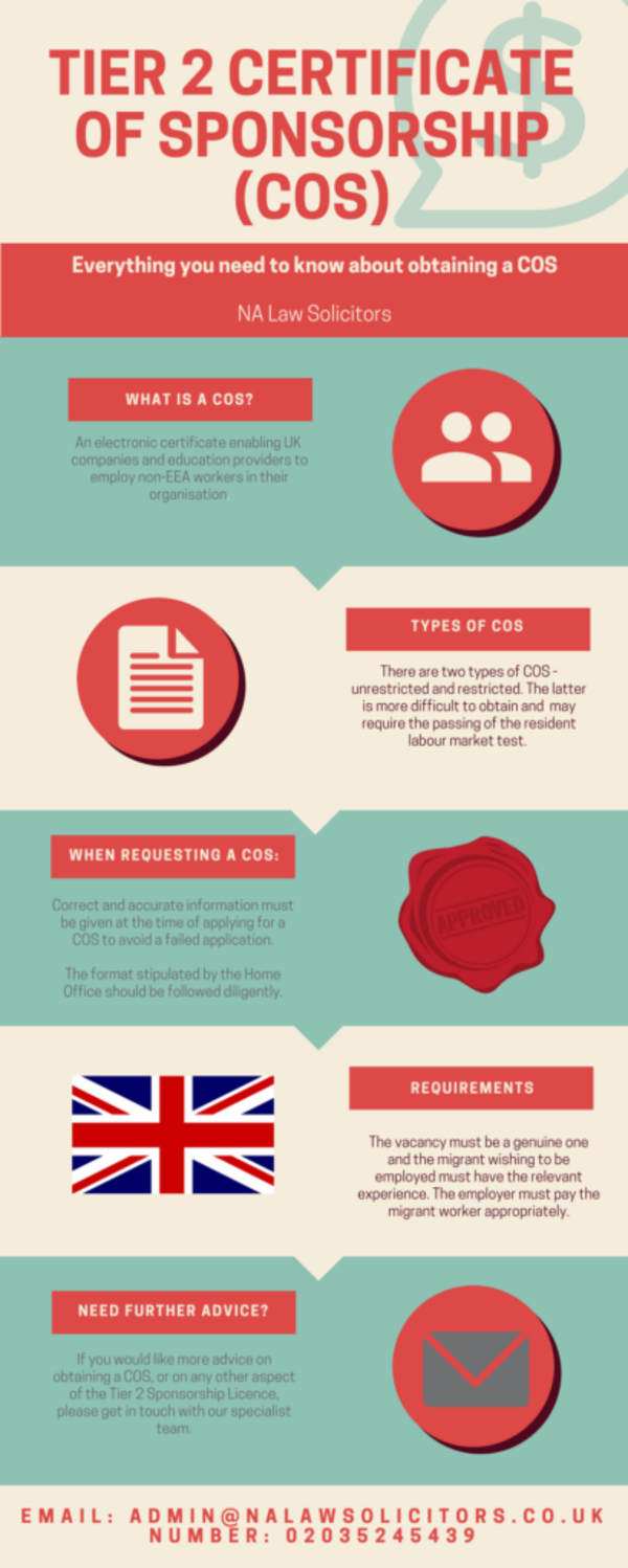 Tier 2 COS application process | EEA and non-EEA workers | RLMT